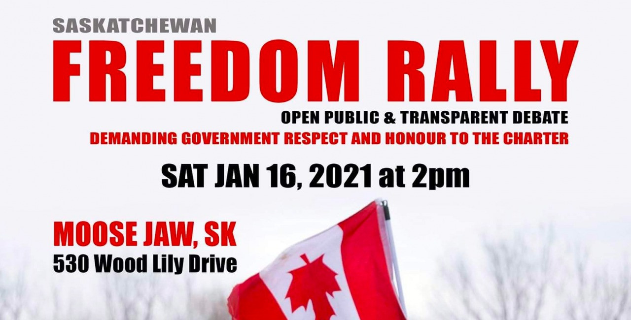 Schedule in Saskatchewan Freedom Rally
