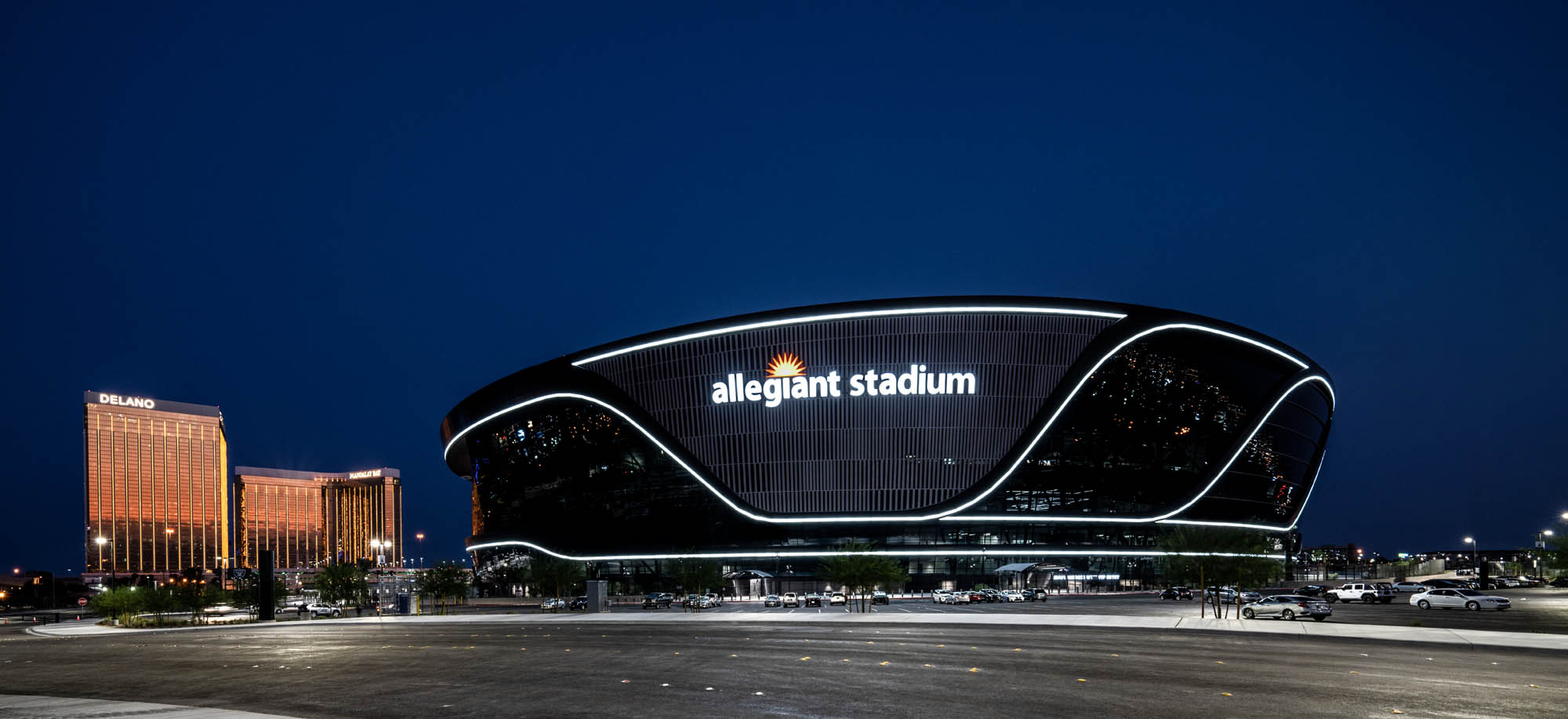 Allegiant Stadium - Luminii