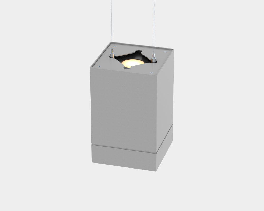 Leto 44 Plus Suspended Up Down LED Cylinder