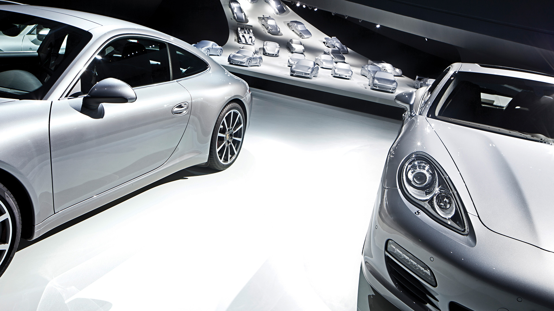 Porsche Autostadt Pavilion - Luminii