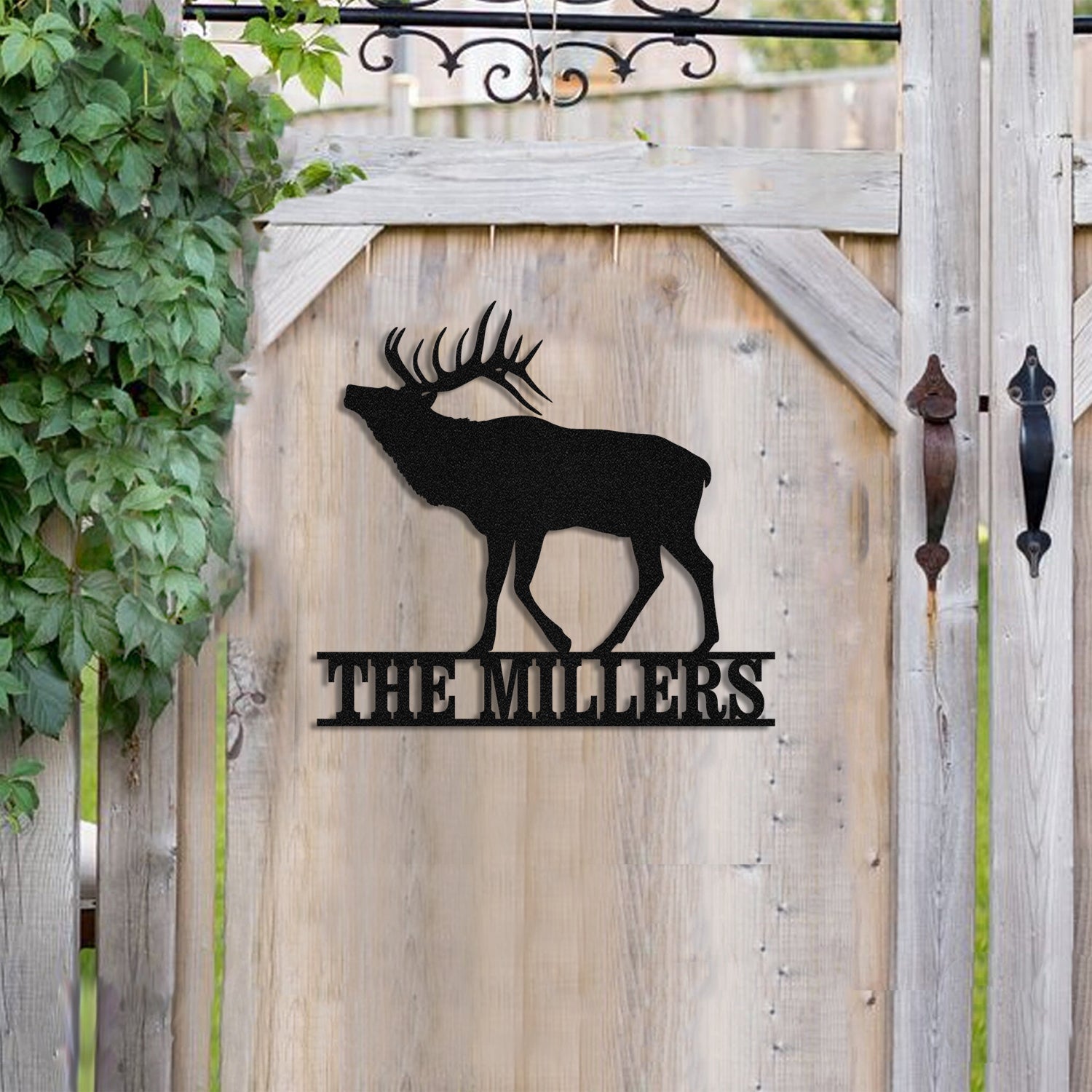 Elk Deer Hunting Hunter Metal Sign, Custom Outdoor Farm, Cabin, Lodge ...