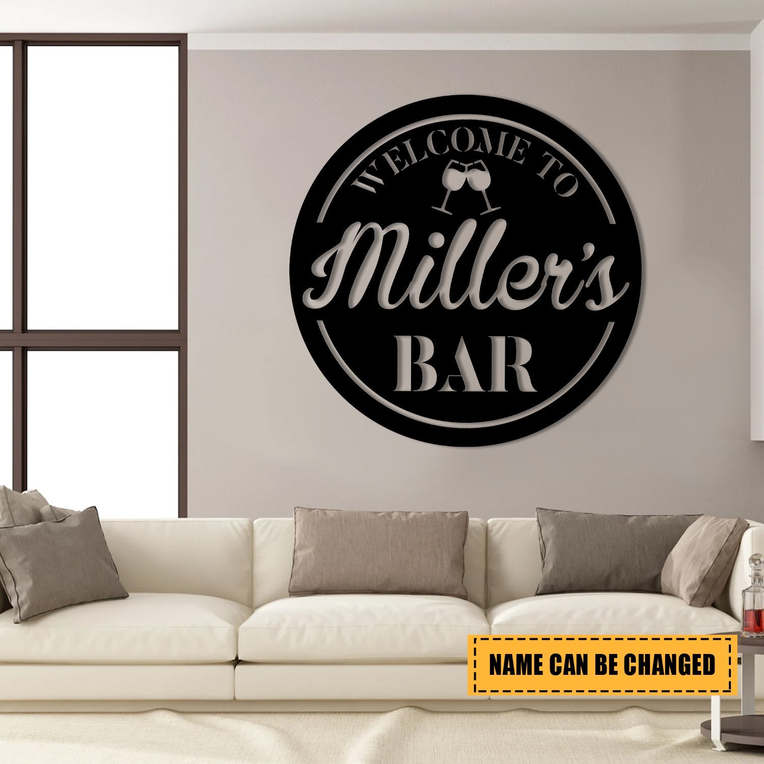 Personalized Wine Liquor Metal Bar Sign, Pub, Lounge, Cafe Wall Decor ...