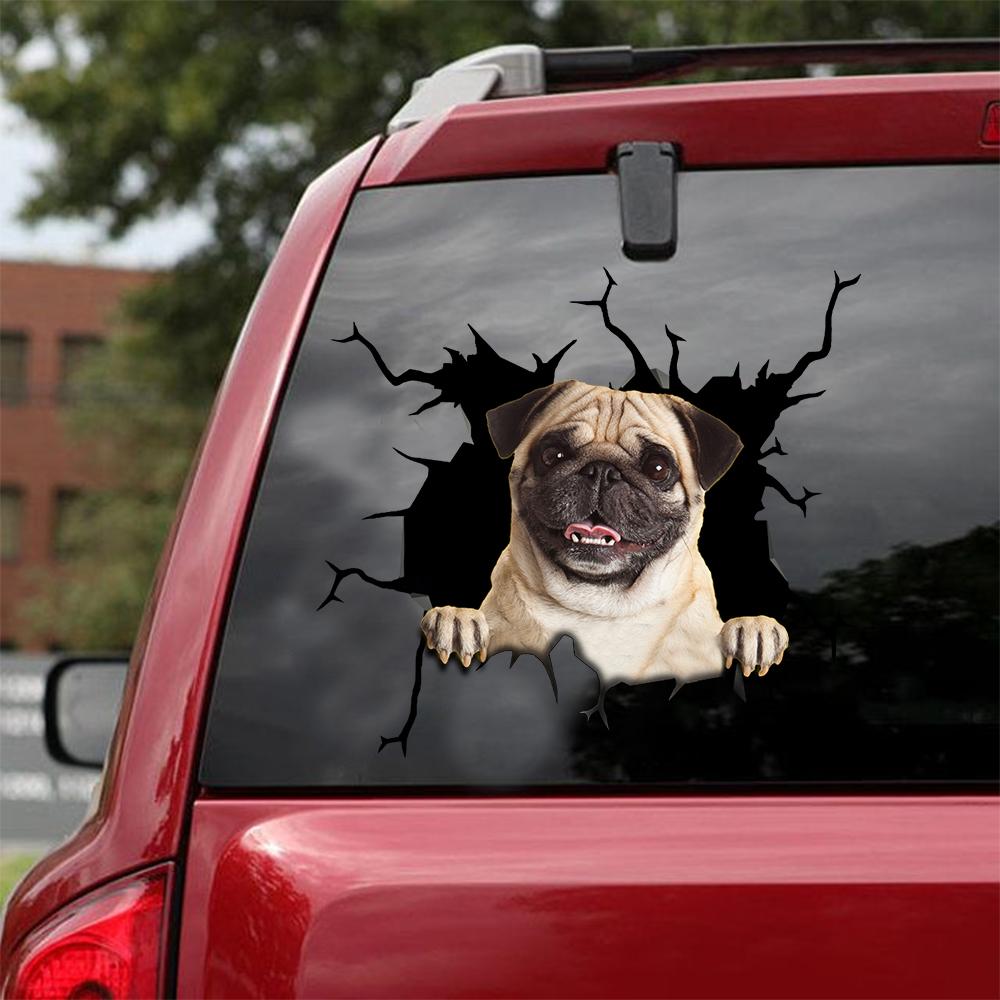 Personalized Pug Monogram Metal Wall Decor, Cut Metal Sign With Led ...