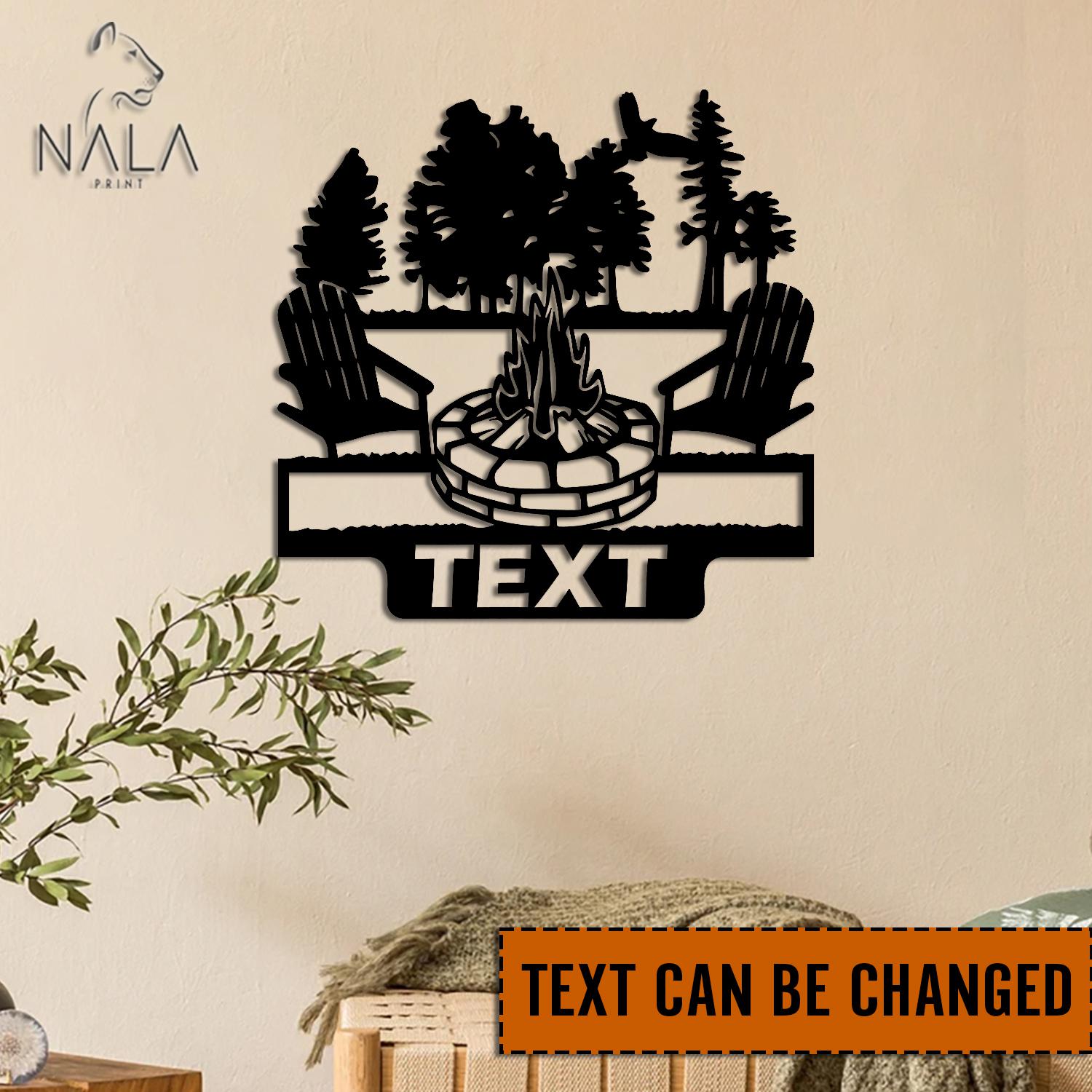 Campfire Monogram Scene - Cnc For Plasma Laser Waterjet Plotter Router ...