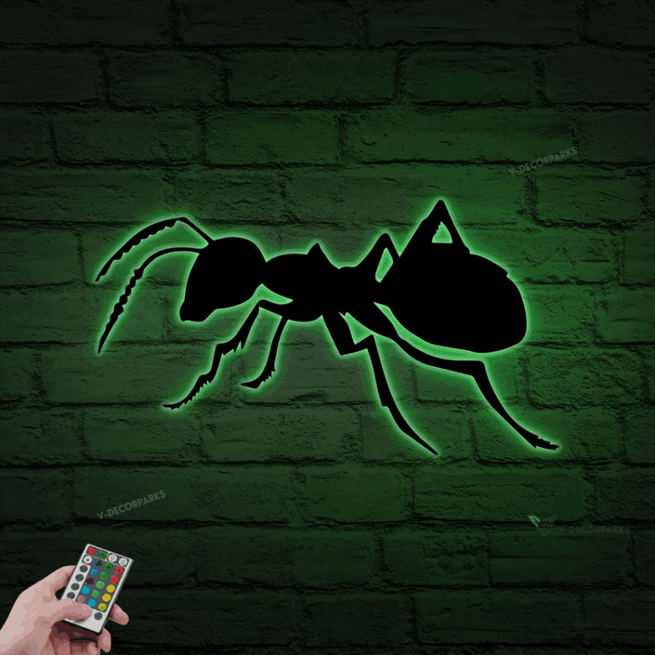 Ant Metal Led Lights, House Decor, Ant Gift Topper, Living Room Decor ...