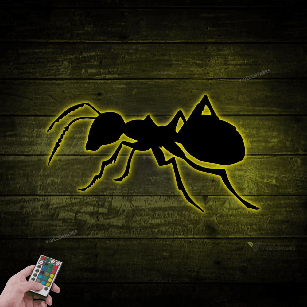 Ant Metal Led Lights, House Decor, Ant Gift Topper, Living Room Decor ...