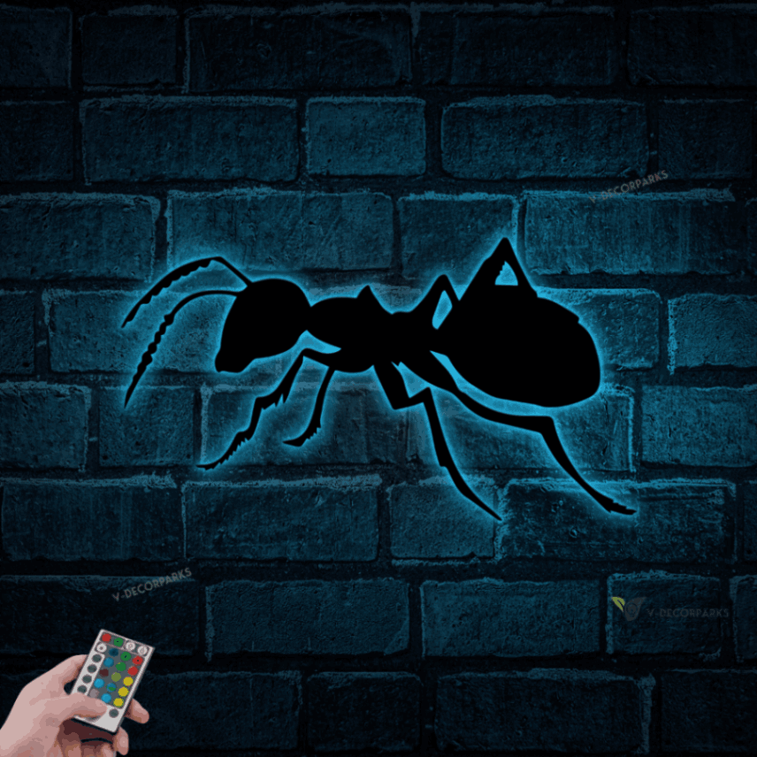 Ant Metal Led Lights, House Decor, Ant Gift Topper, Living Room Decor ...