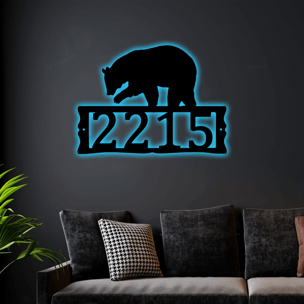 Beach Fire Pit Metal Led Lights Sign - Housewarming Gift - Personalized ...