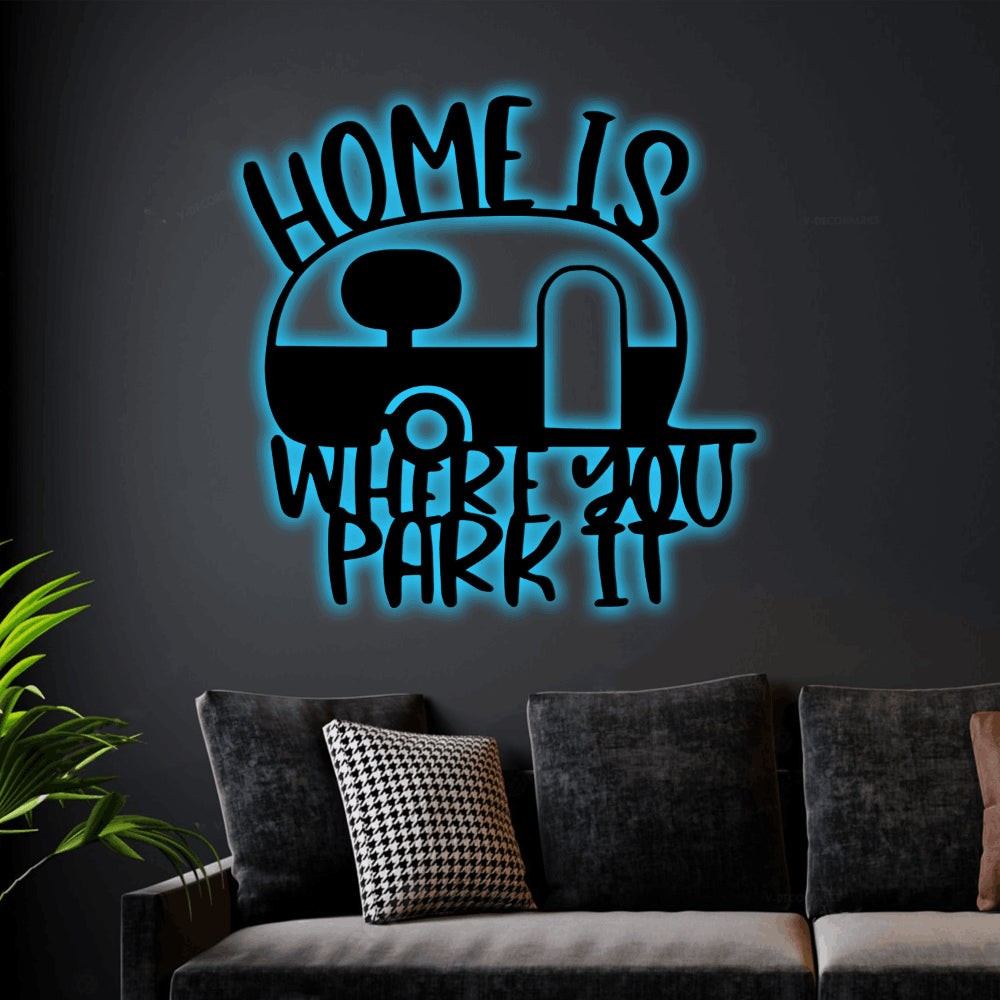 Metal Sign Acacia Tree With Your Name, Metal Wall Art, Metal House Sign ...