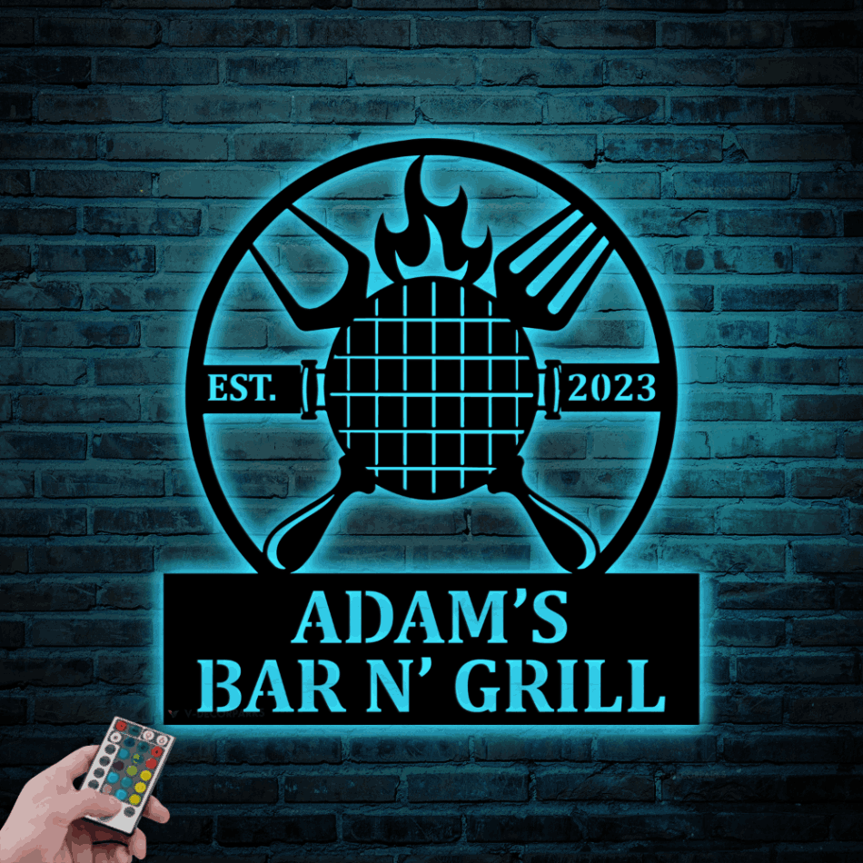 Metal Backyard Bar And Grill Signs at Lucinda Mckellar blog