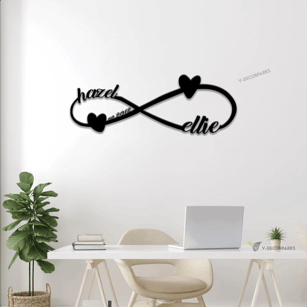 Custom Metal Infinity Sign With Led Lights, Metal Infinity Sign ...