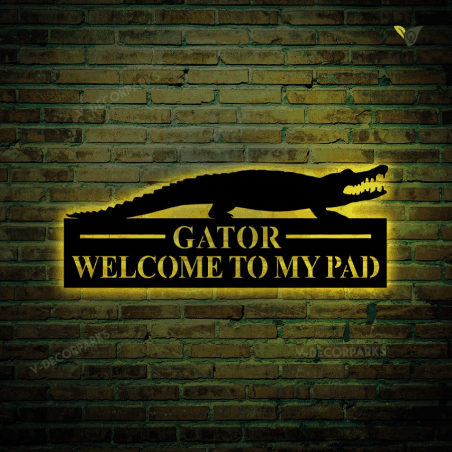 Personalized Cajun Raised Metal Sign With Led Lights, Southern Raised ...