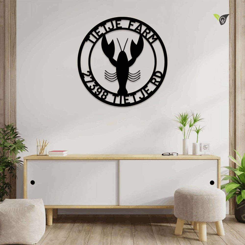 Custom Crawfish Metal Sign With Led Lights, Outdoor Sign, Crawfish Boil ...