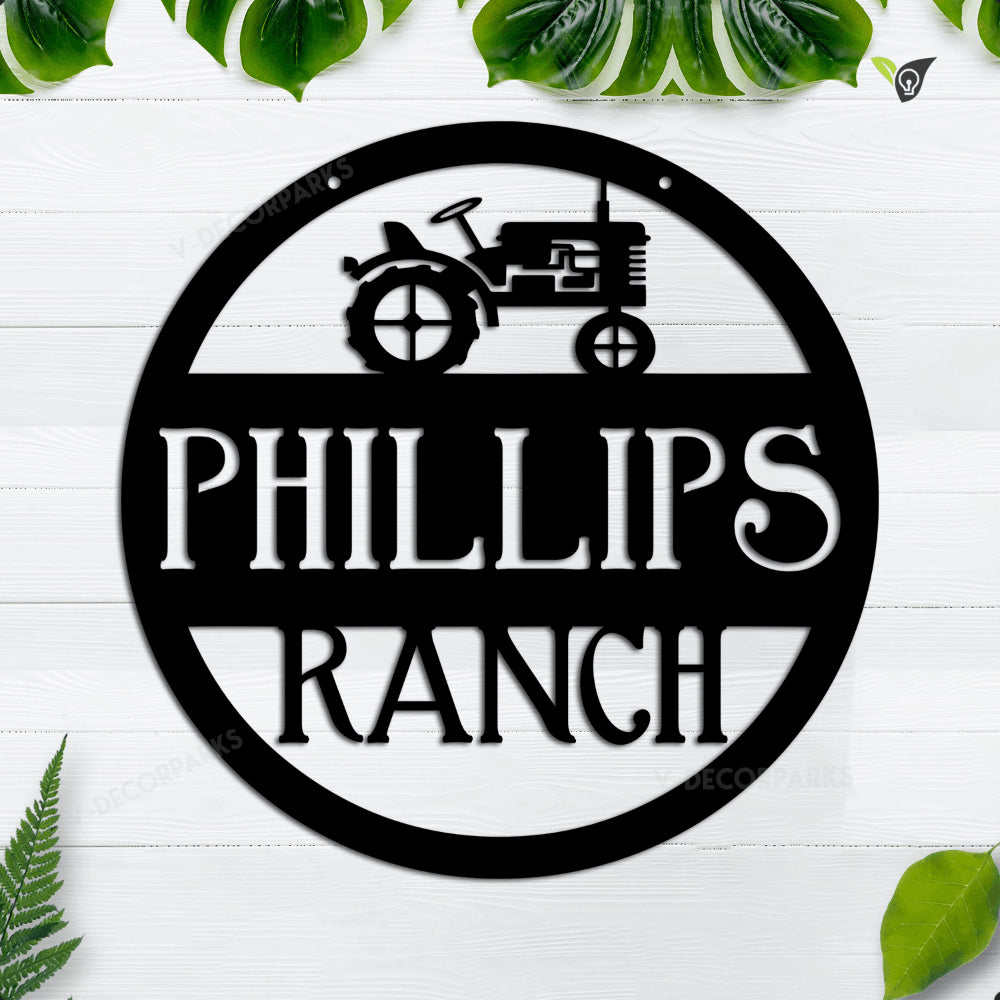 Personalized Metal Farm Sign | Metal Ranch Sign | Custom Metal Sign ...