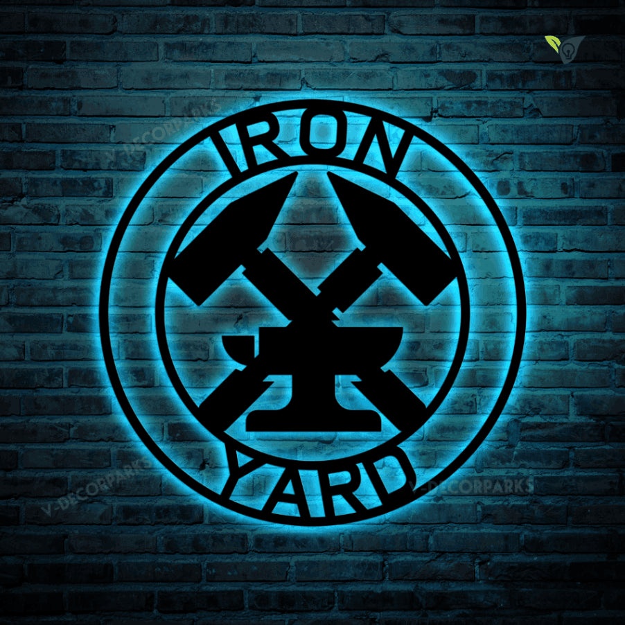 Home Forge Sign, Forge Sign, Blacksmith Sign, Metal Sign With Led ...
