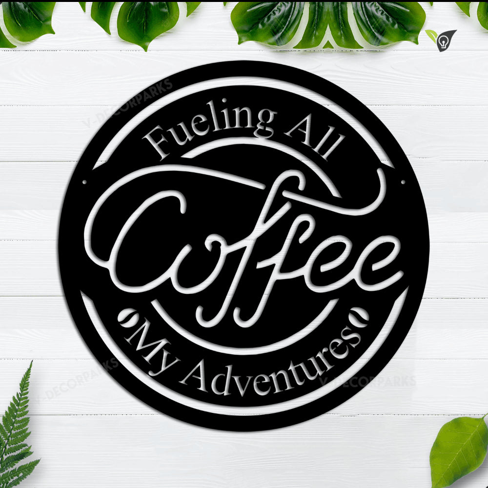 Custom Coffee Station, Your Name Coffee Sign, Coffee Shop Logo Sign ...