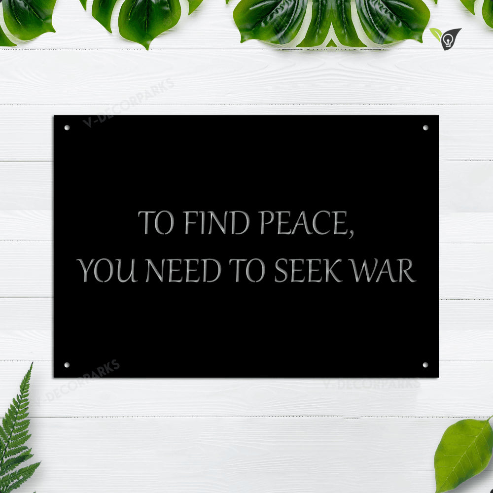 Personalized Metal Quote Sign, Inspirational Word Sign, Quote Sign ...