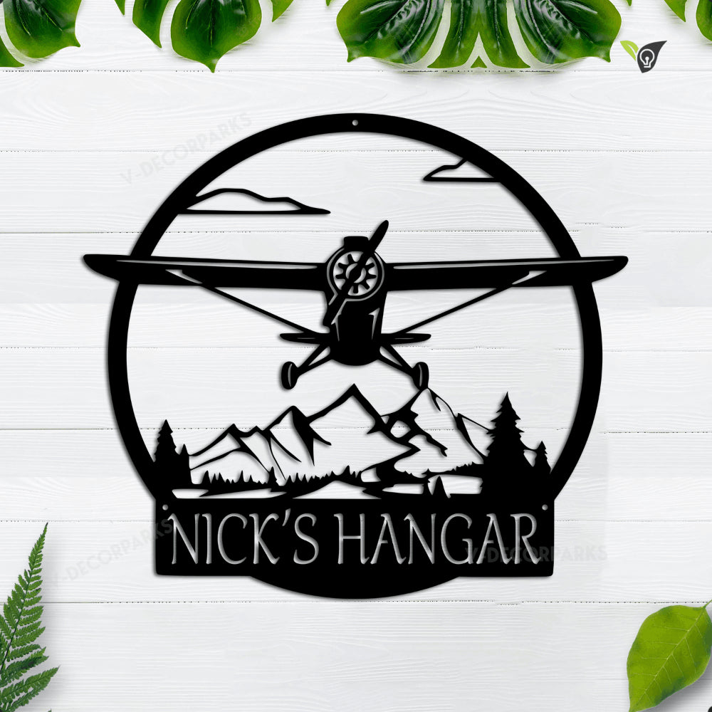 Monogram, Airplane, Pilot, Aviation, Metal Sign, Personalized, Wedding ...