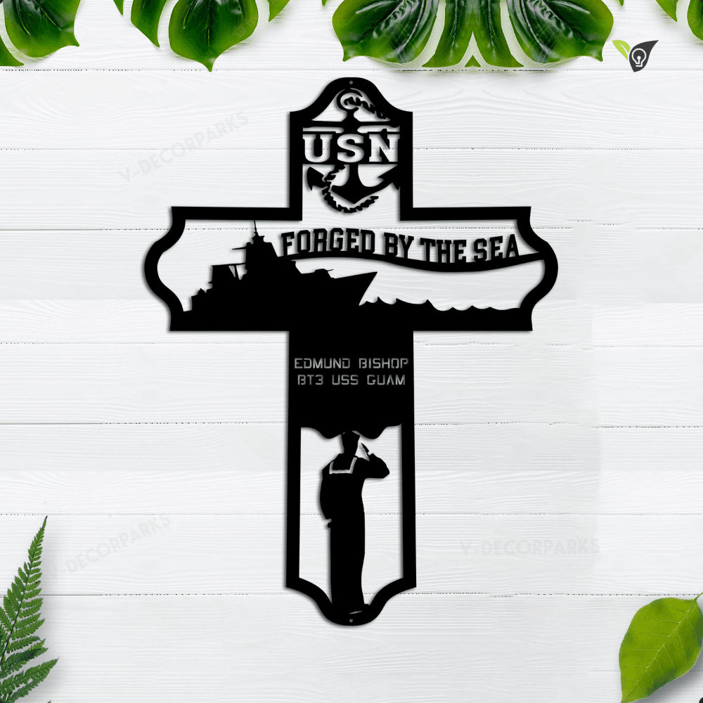 Custom Us Navy Metal Sign, Navy Veteran Gift, Us Navy Metal Wall Art ...