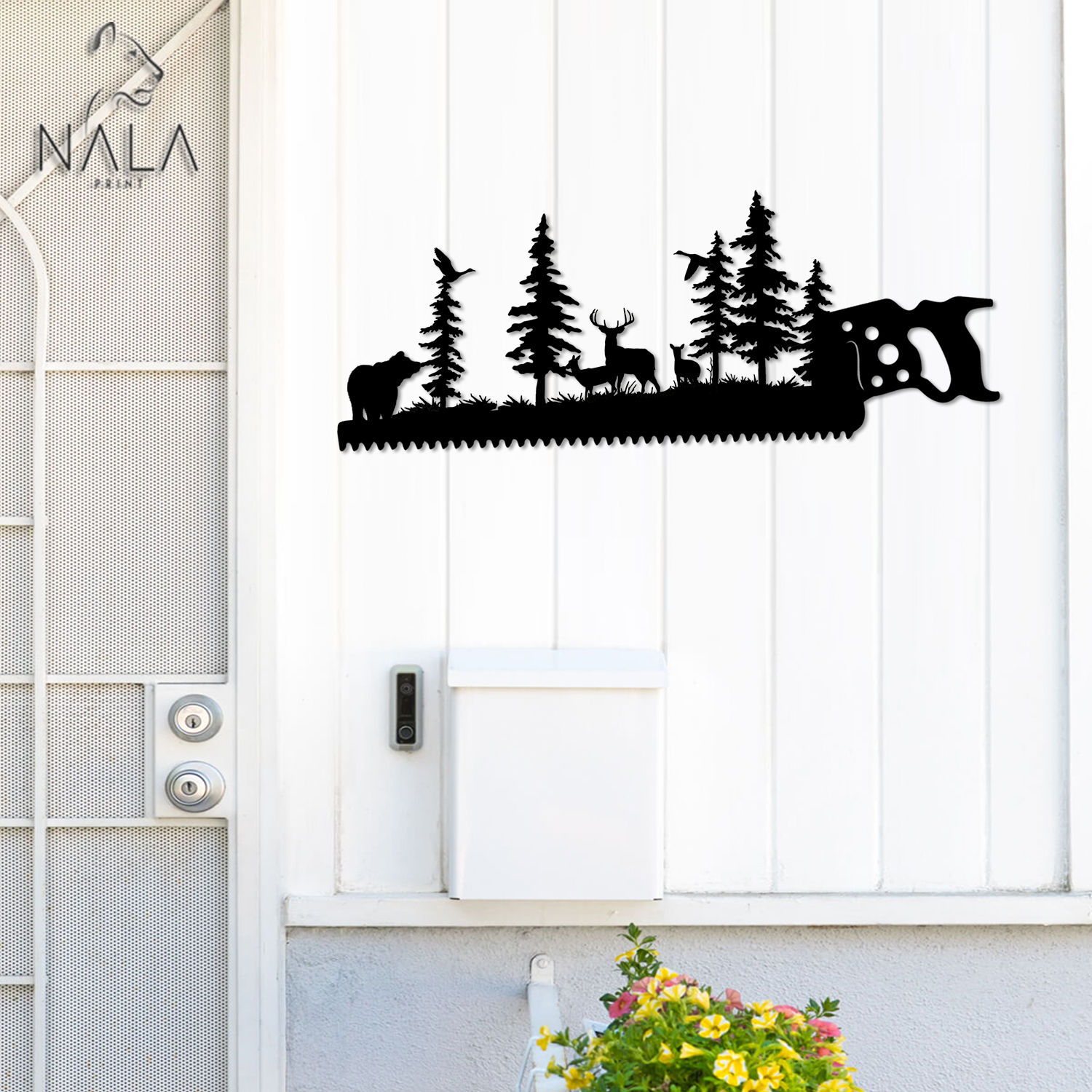 Metal Mahalo Sign, Metal Wall Art, Hawaiian Front Door Hanger, Hawaii ...