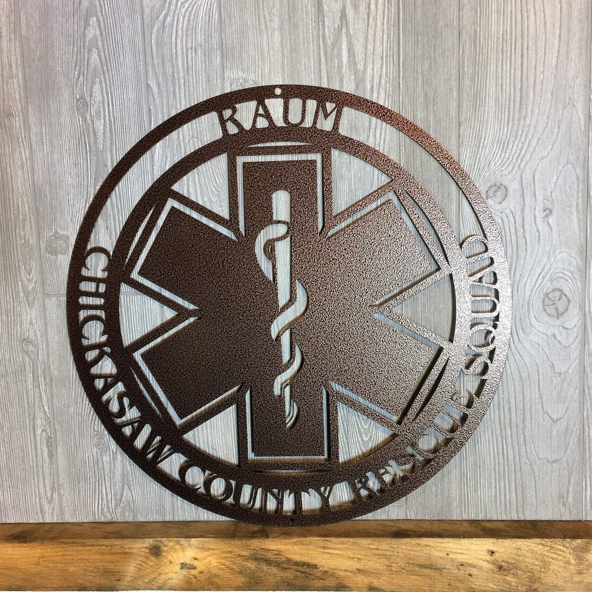 Ems # 1- Personalized Ems Sign, Cut Metal Sign, Metal Wall Art, Metal ...