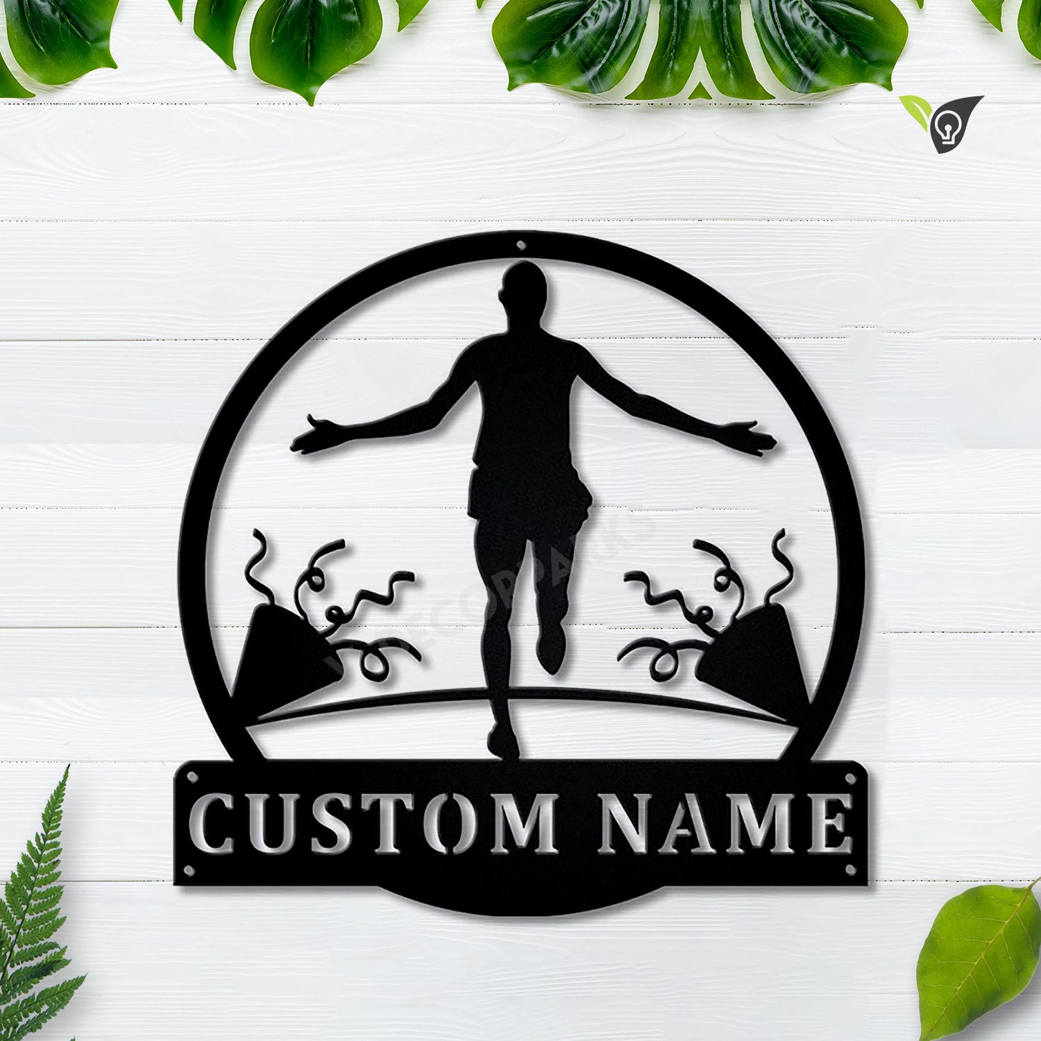 Personalized Marathon Sport Metal Sign Art, Custom Marathon Sport Metal ...