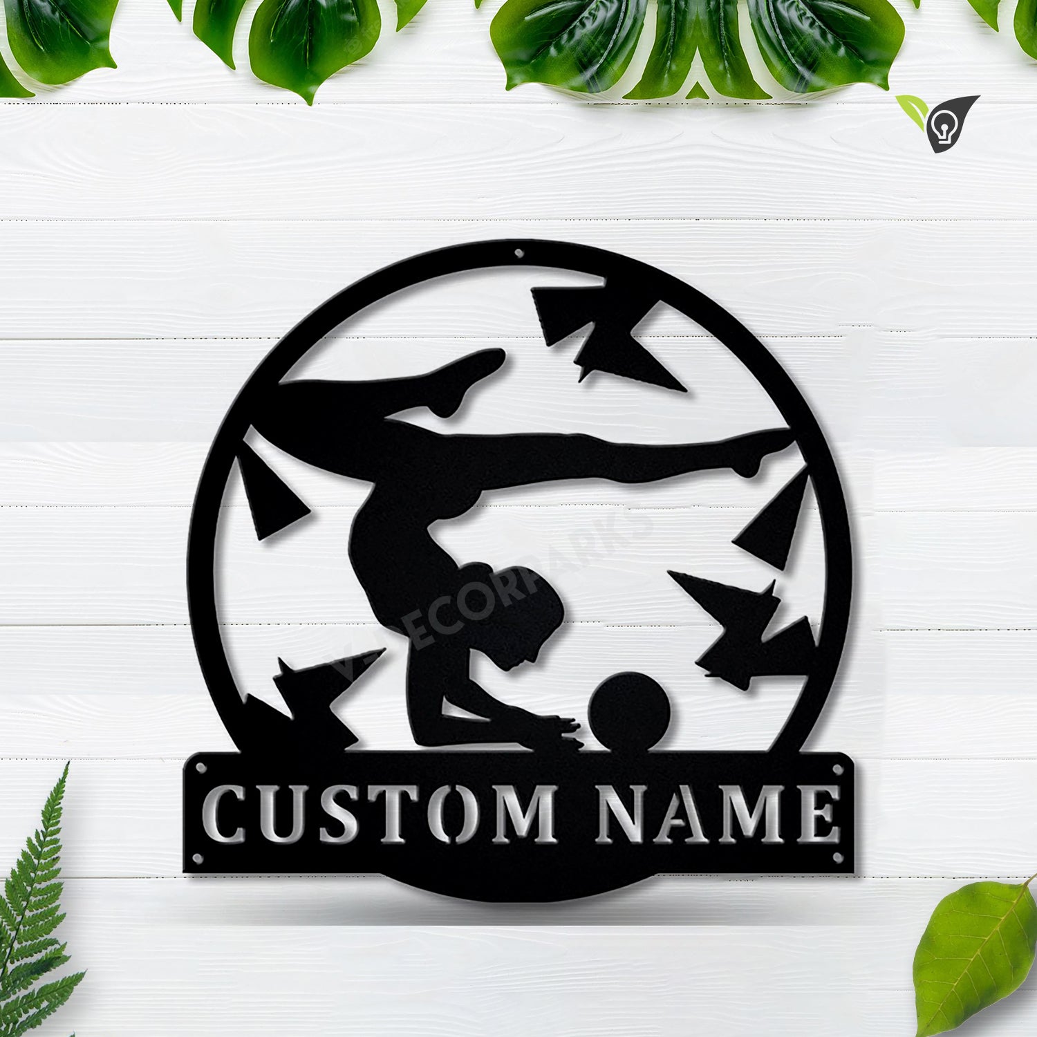 Personalized Rhythmic Gymnastics Ball Monogram Metal Sign Art, Custom ...