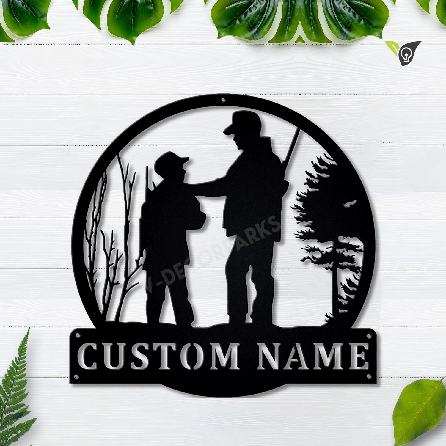Personalized Hunting Father And Son Monogram Metal Sign Art ,custom ...