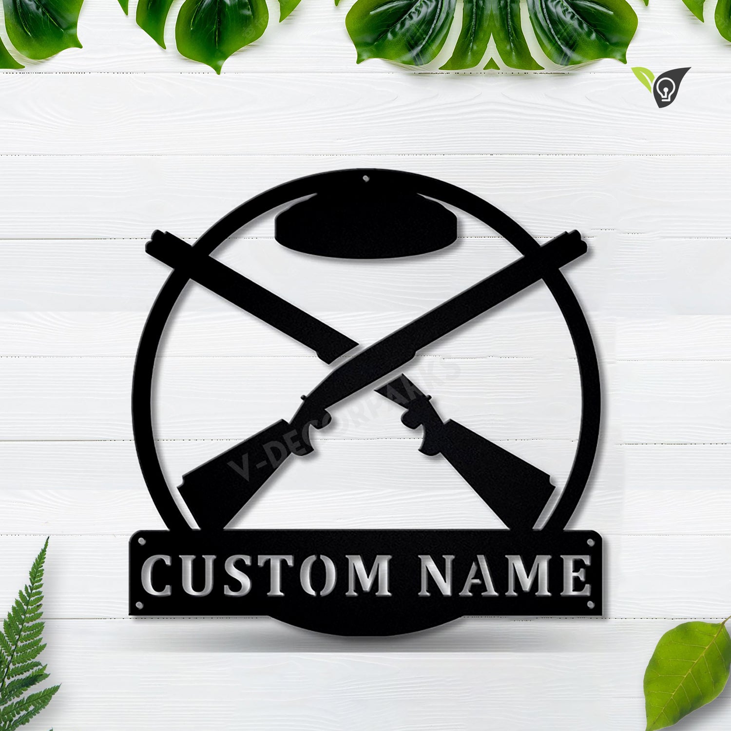Personalized Garage Gear Sign Metal Wall Art Hanging | Nalaprint