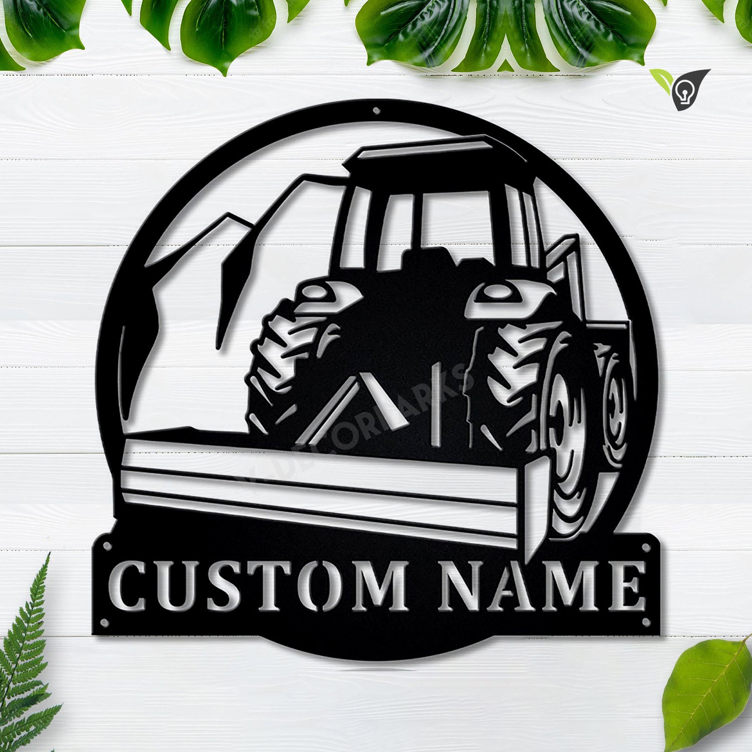 Personalized Tractor Box Blade Metal Sign Art, Custom Usa Farm Tractor ...