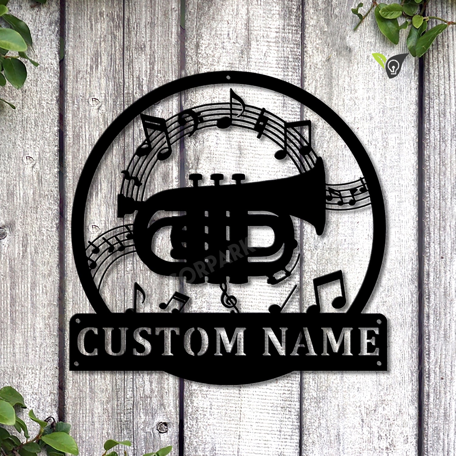 Personalized Pocket Trumpet Metal Sign Art, Custom Pocket Trumpet Metal ...