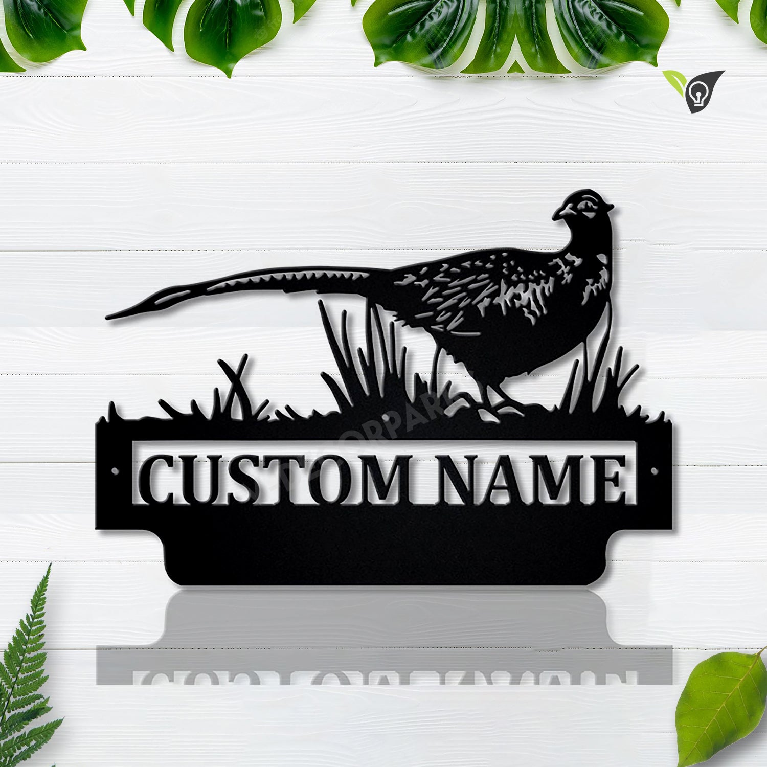Personalized Pheasant Animal Metal Sign Art, Custom Pheasant Animal ...