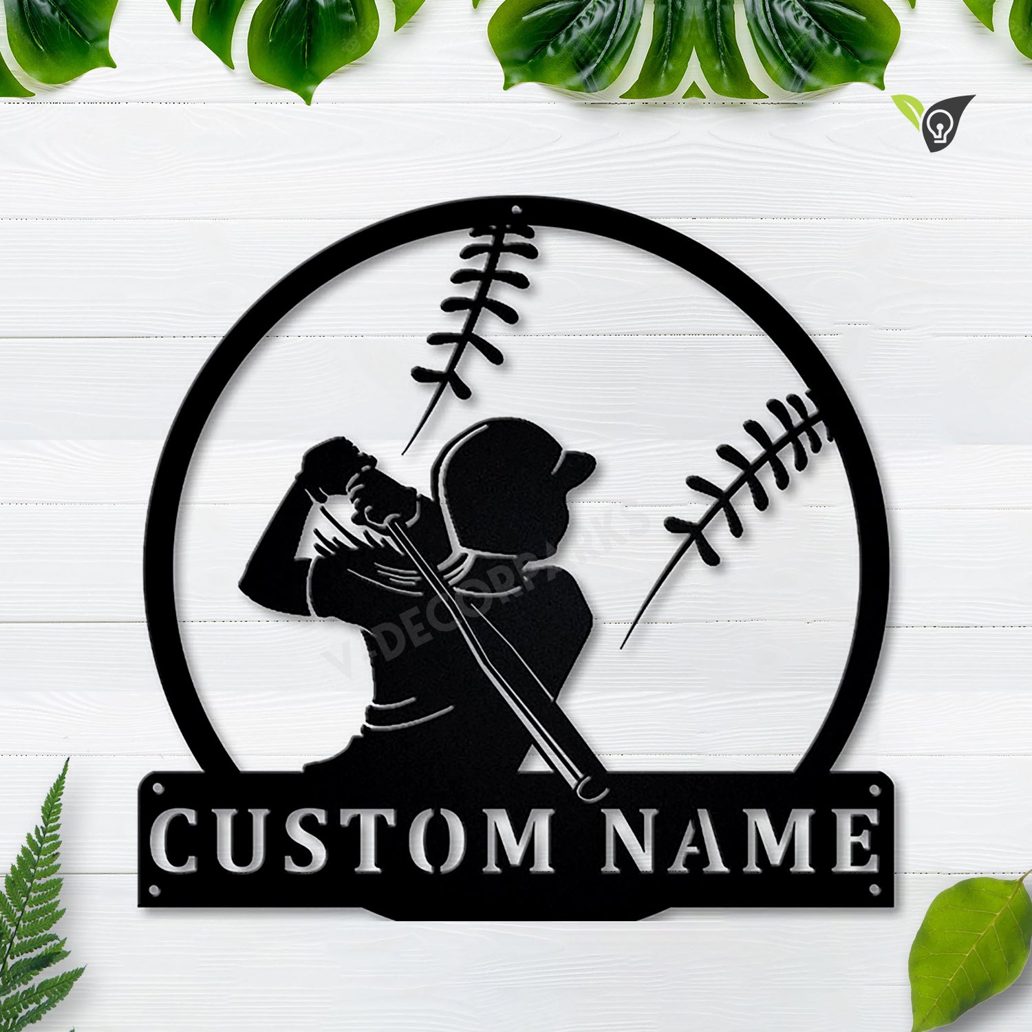 Personalized Softball Monogram Metal Sign Art, Custom Softball Metal ...