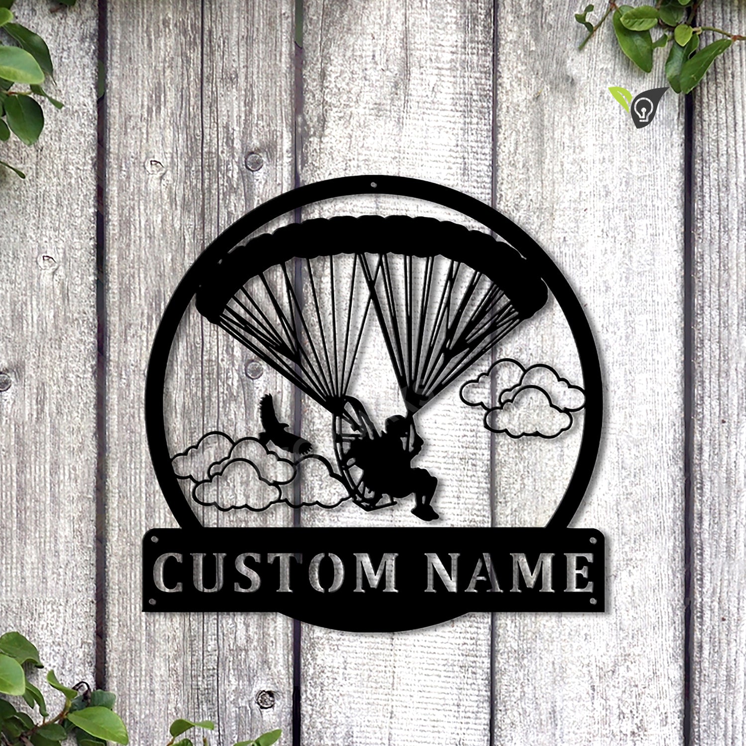 Personalized Powered Parachute Monogram Metal Sign Art ,custom Powered ...