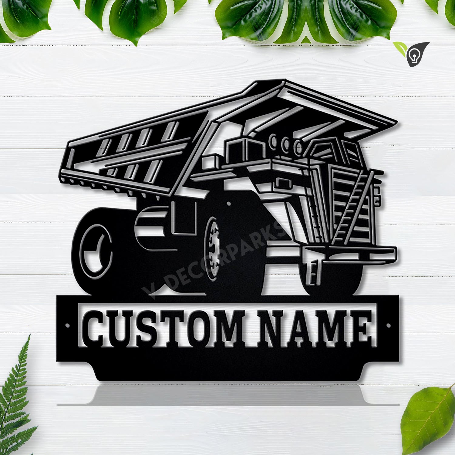 Personalized Haul Truck Metal Sign Art V2, Custom Hau, Truck Metal Sign ...
