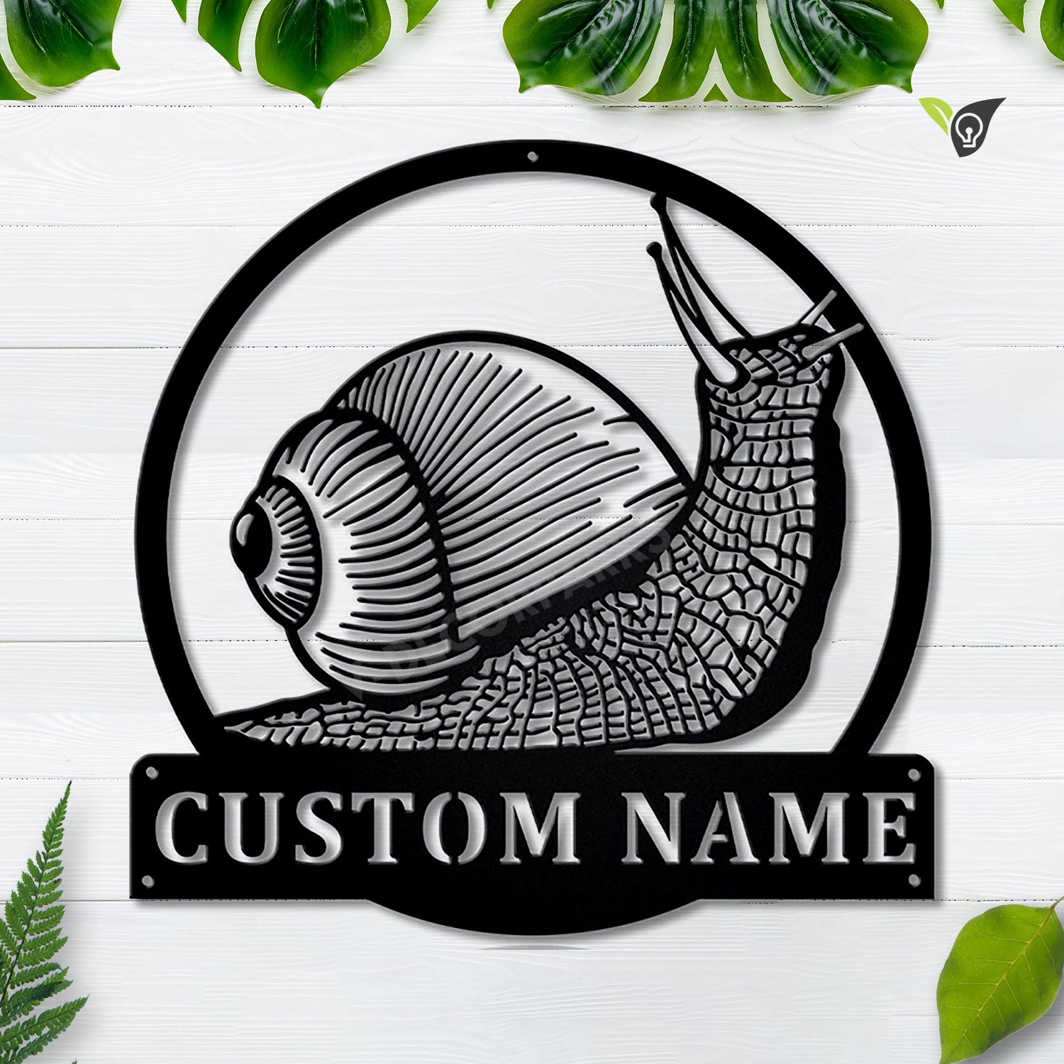 Personalized Snail Animal Metal Sign Art V2, Custom Snail Animal Metal ...