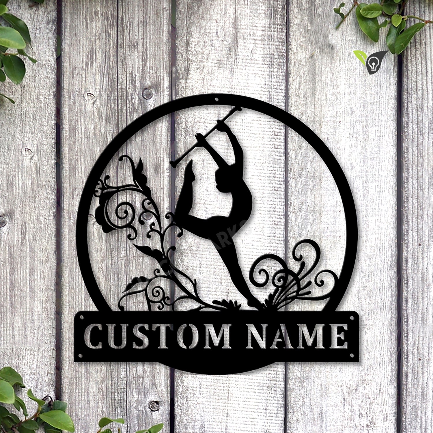 Personalized Baton Twirling Monogram Metal Sign Art, Custom Baton ...