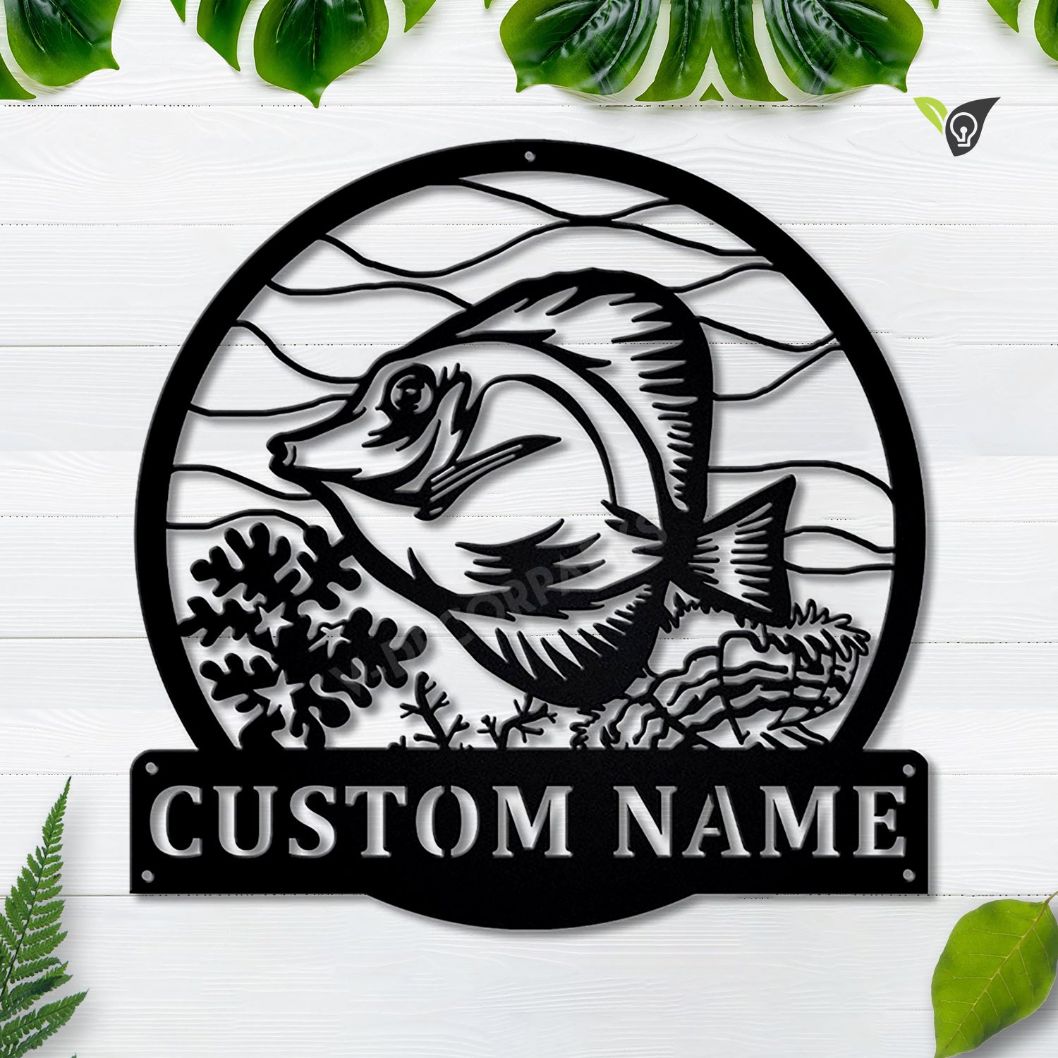 Personalized Yellow Tang Fish Metal Sign Art, Custom Yellow Tang Fish ...