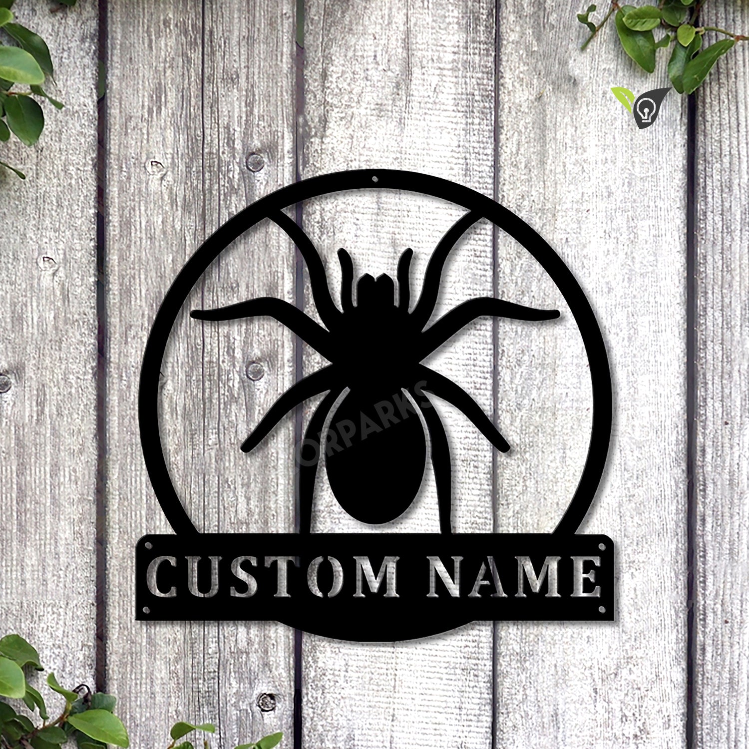 Personalized Tarantula Monogram Metal Sign Art, Custom Tarantula Metal ...
