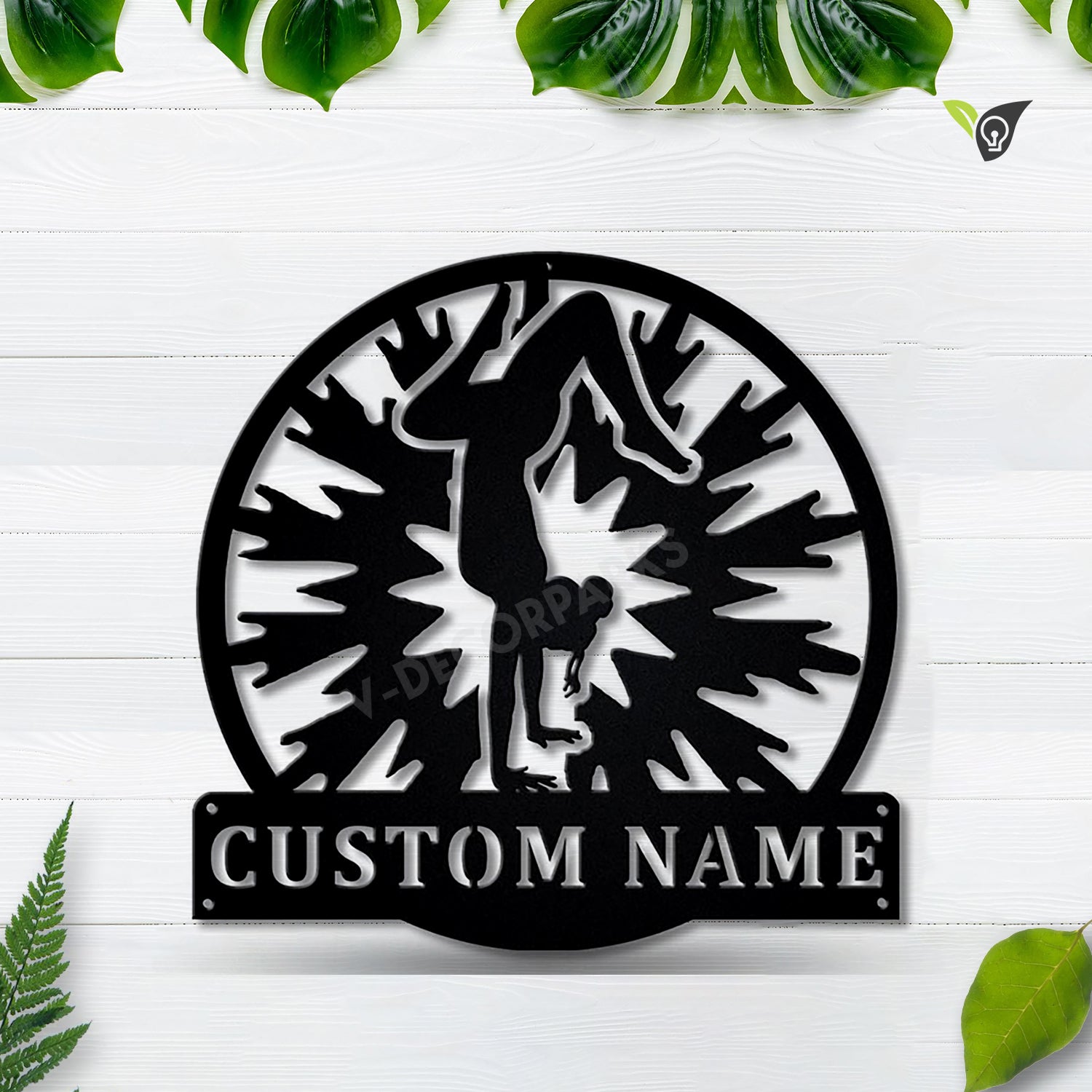 Personalized Aerobic Gymnastics Monogram Metal Sign Art ,custom Aerobic ...