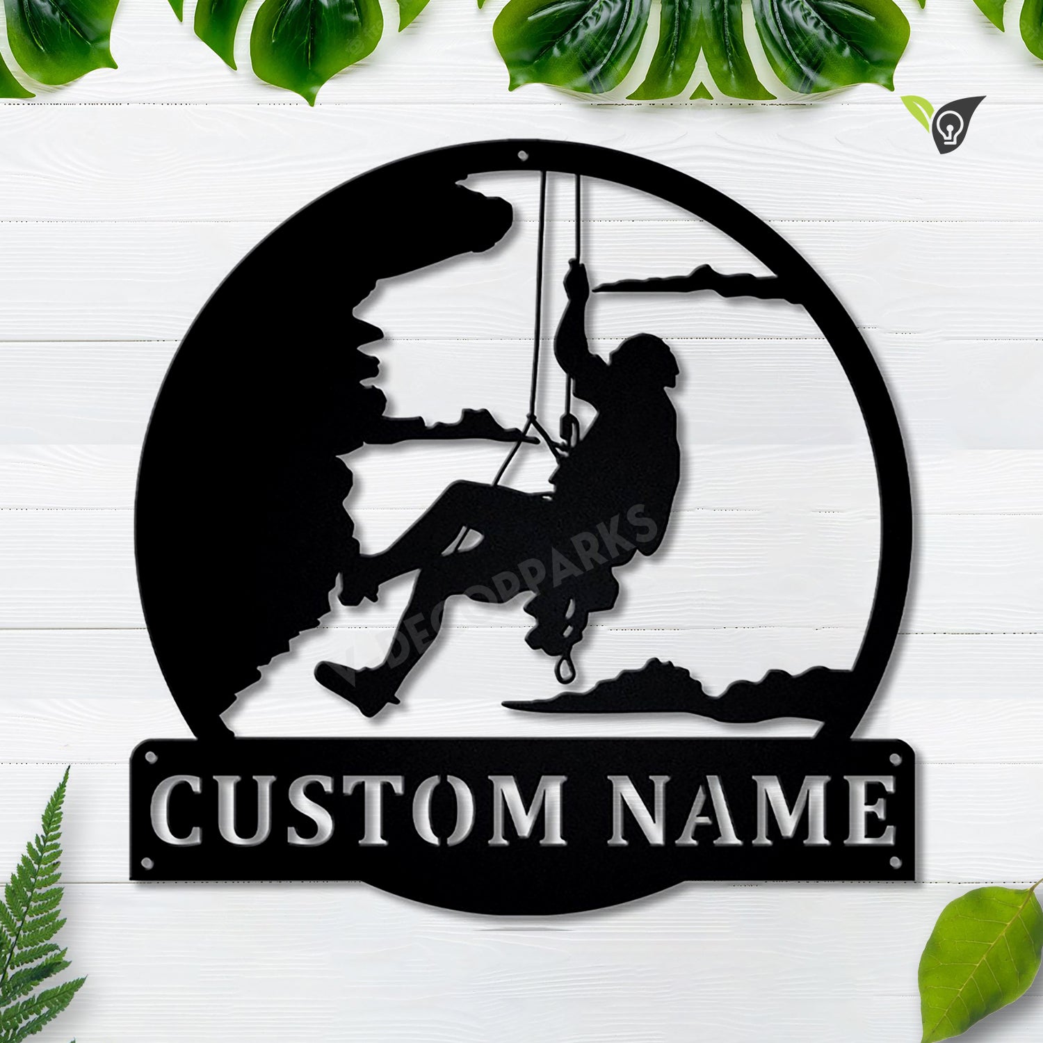 Personalized Rock Climbing Monogram Metal Sign Art ,custom Rock ...