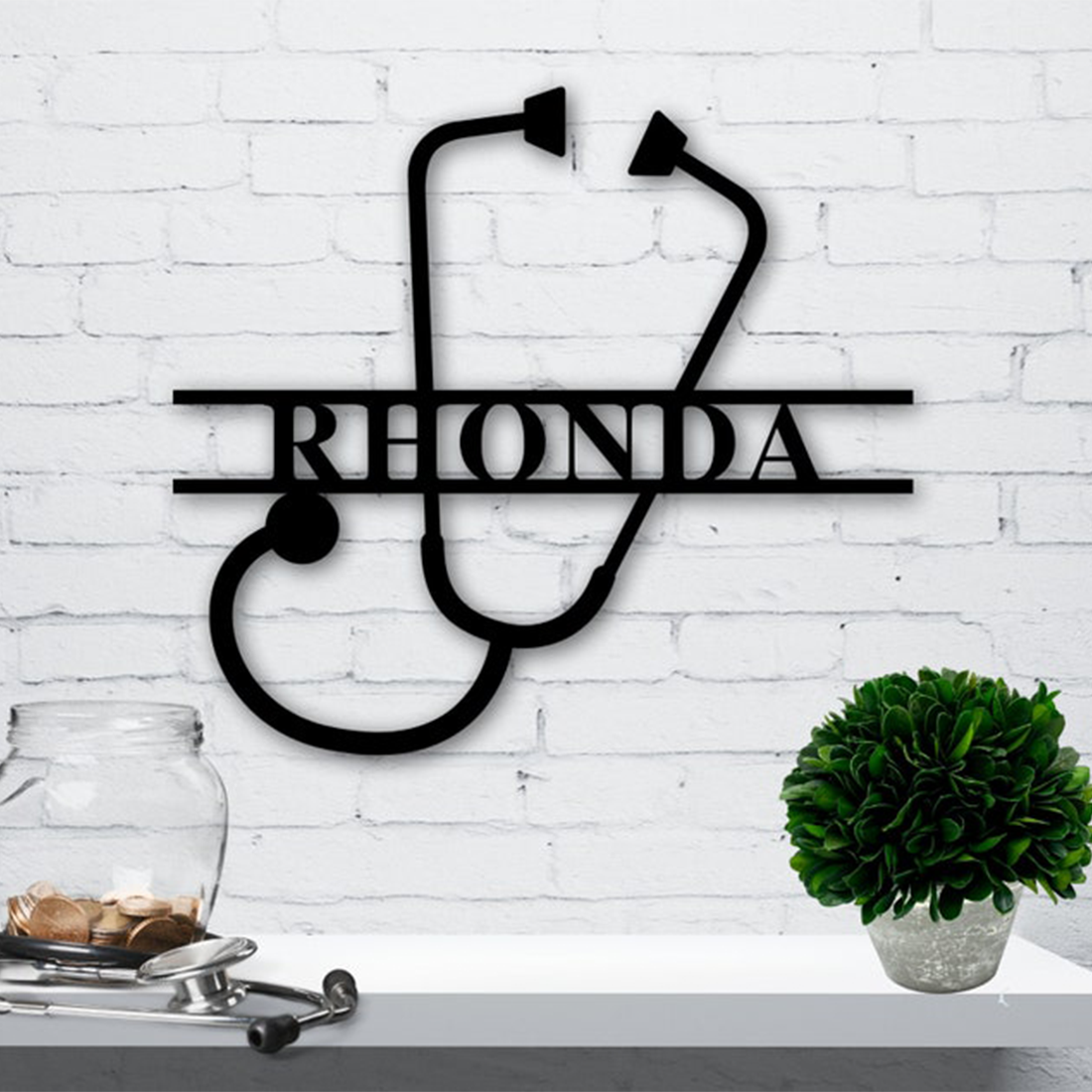 Customized Metal Wall Art, Nurse Vintage Metal Sign - Doctor Outdoor ...