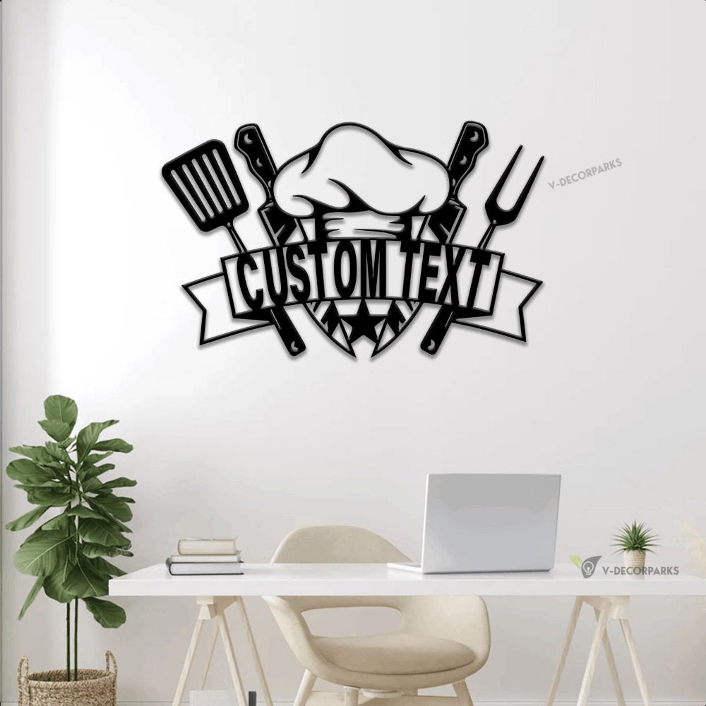 Personalized Kitchen Signs With Led Lights, Kitchen Wall Art, Kitchen ...