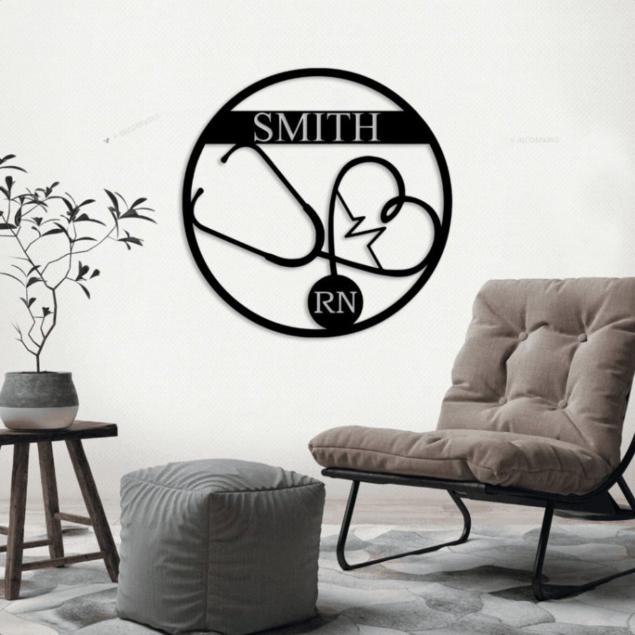 Personalized Nurse Sign With Led Lights, Hospital Sign, Custom Doctor ...