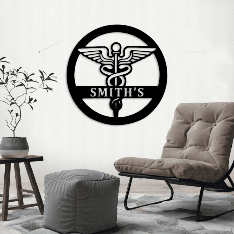 Personalized Nurse Steel With Led Lights Sign Gift For New Nurse ...
