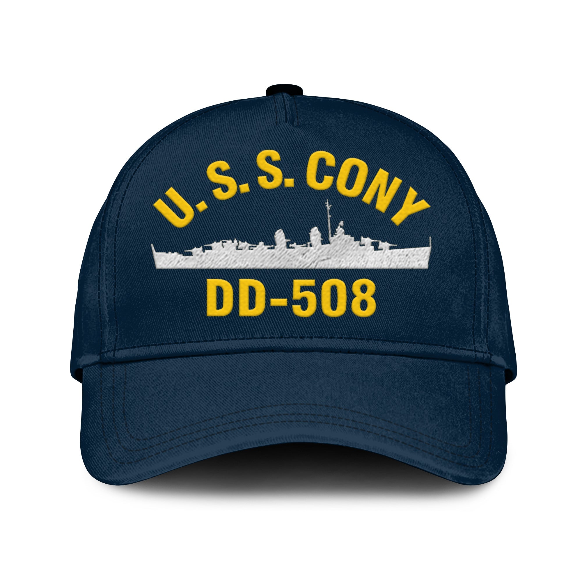 U.s.s.cony Dd-508 Classic Cap, Custom Print/embroidered Us Navy Ships ...
