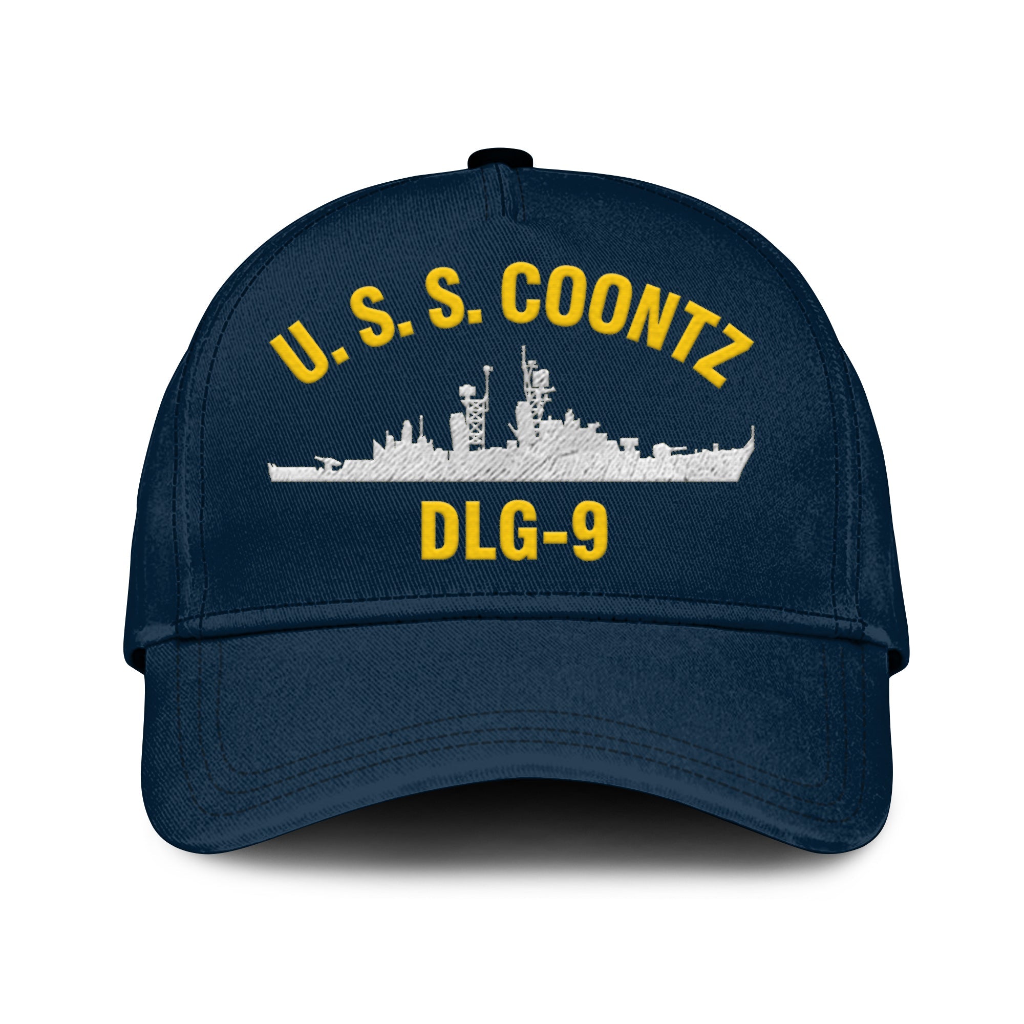 U.s.s. Coontz Dlg-9 Classic Cap, Custom Print/embroidered Us Navy Ships ...