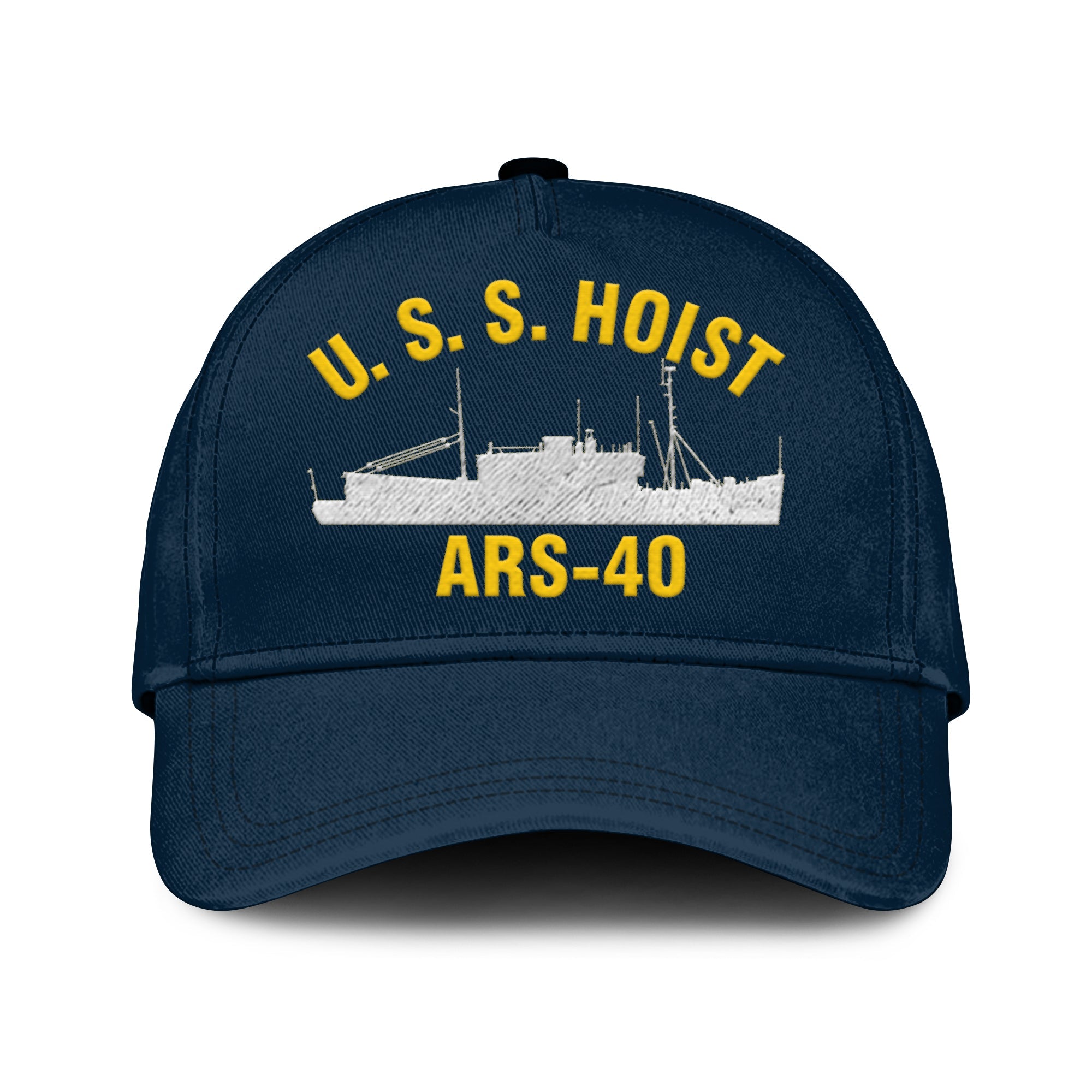 U.s.s. Hoist Ars-40 Classic Cap, Custom Print/embroidered Us Navy Ships ...