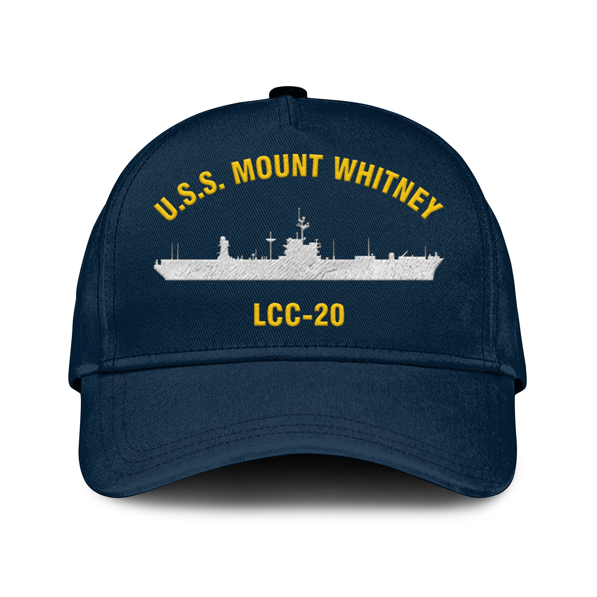 U.s.s. Mount Whitney Llc-20 Classic Cap, Custom Print/embroidered Us ...
