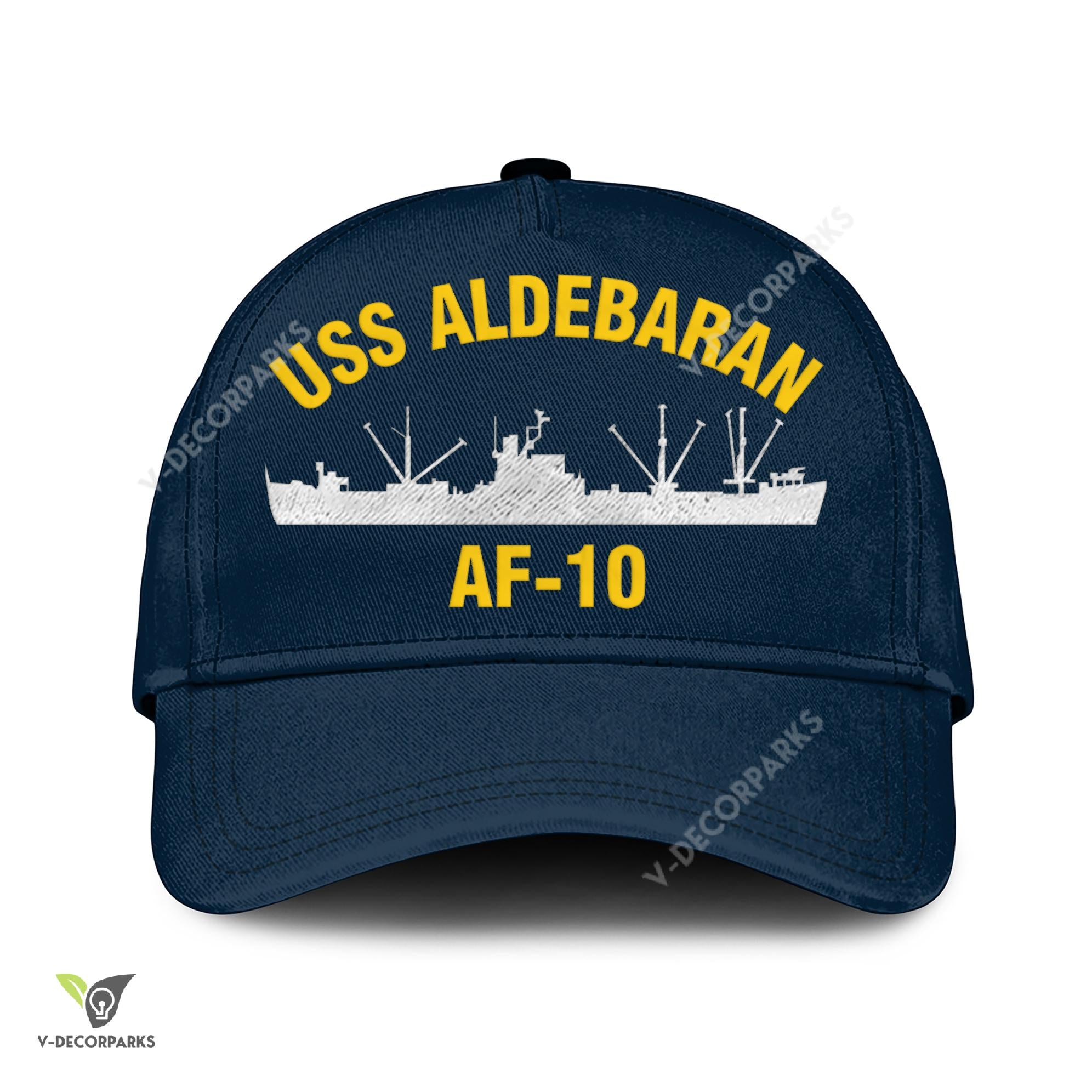 Uss Aldebaran Af-10 Classic Baseball Cap Gift For Navy Veteran, Custom ...